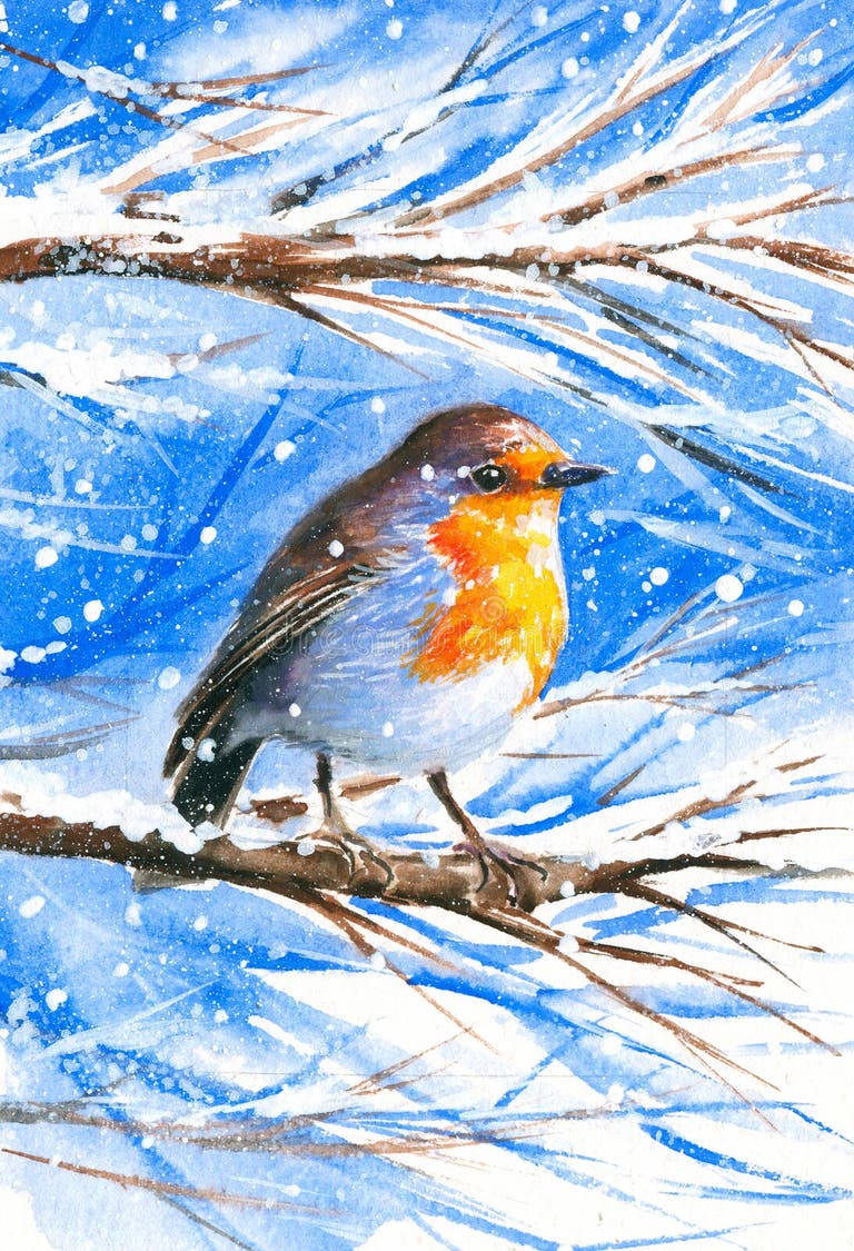 Robin Painting Stock Illustrations – 2,848 Robin Painting Stock Illustrations, Vectors & Clipart ...