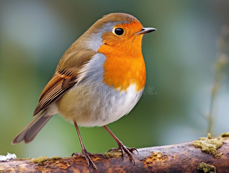 Ai Generated Illustration Wildlife Concept of Robin Isolated Stock ...