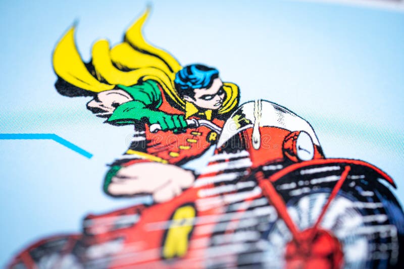 Robin Superhero from a Comic Book. Editorial Stock Image - Image of ...