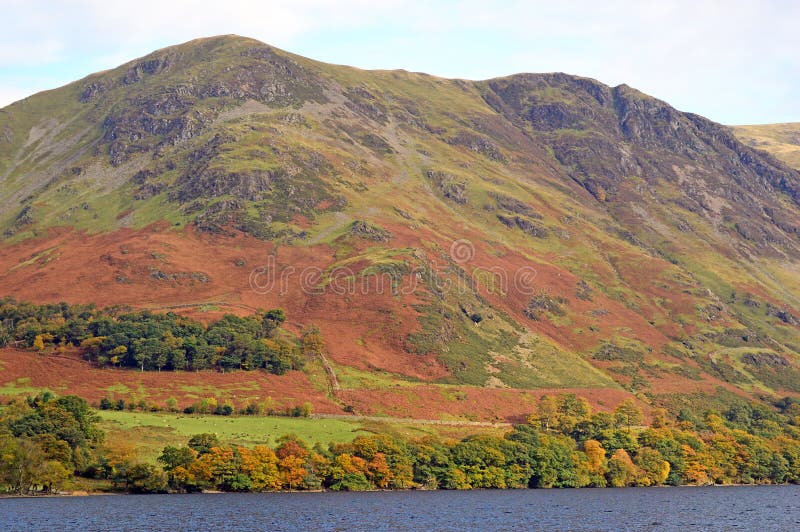 Robinson Fell a Regardé De Buttermere Photo stock - Image du automne ...