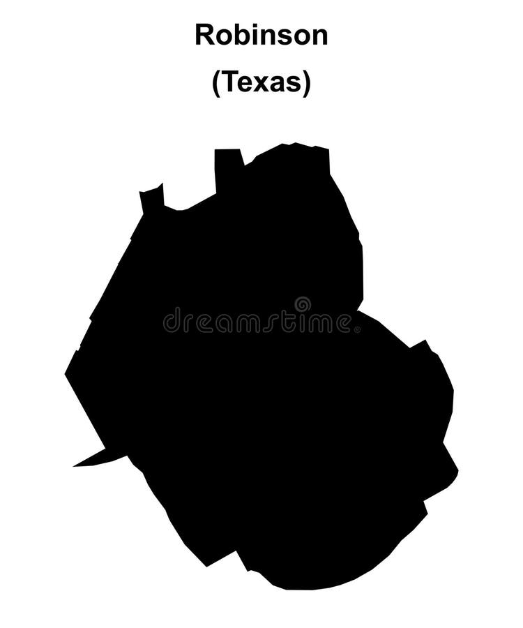 Robinson outline map stock vector. Illustration of isolated - 357648823