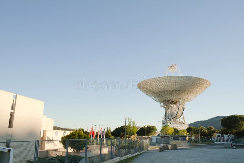 Afternoon Scene of Madrid Deep Space Comunication Complex. it is Part ...