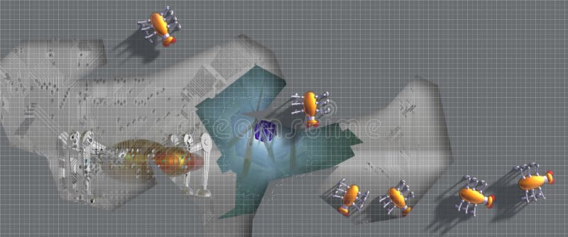 Nanotechnology stock illustration. Illustration of virus - 602212