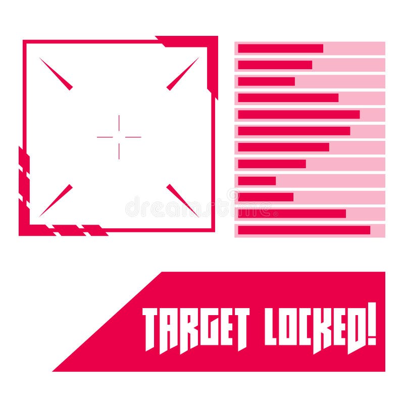 Robo Eye Icon. Robot Target Lock. Vector Illustration Stock ...