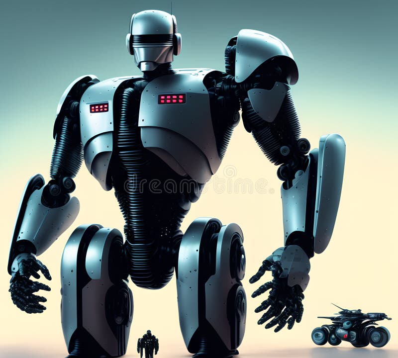 Robocop, Generative AI Illustration Stock Illustration - Illustration ...
