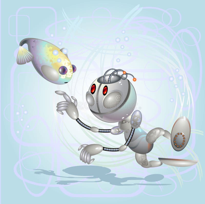 Underwater Robot Stock Illustrations – 331 Underwater Robot Stock ...