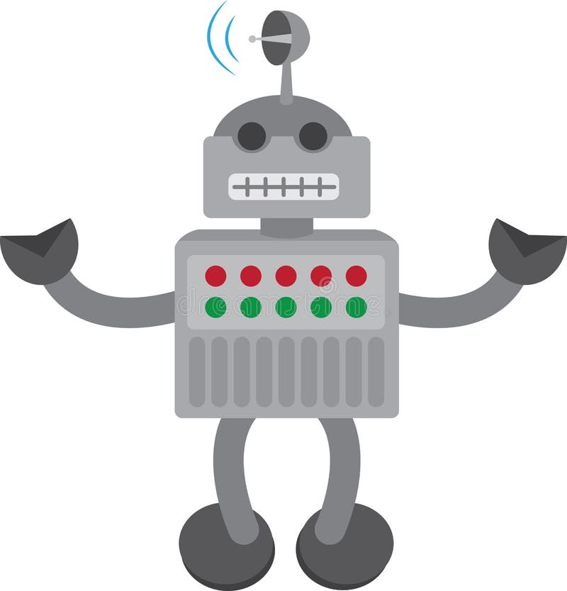 Robot Mouth stock vector. Illustration of black, grey - 31035049