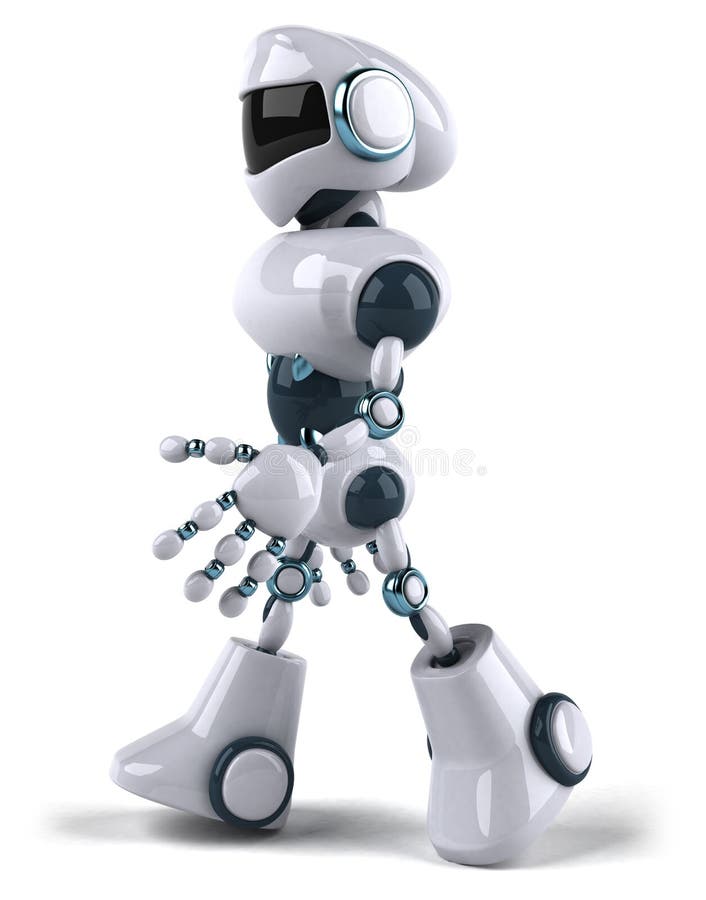 Live Screen Robot, Off Switch Button Stock Illustration - Illustration ...