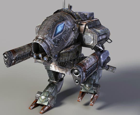 Grey Futuristic Robot Stock Illustrations – 5,113 Grey Futuristic Robot ...