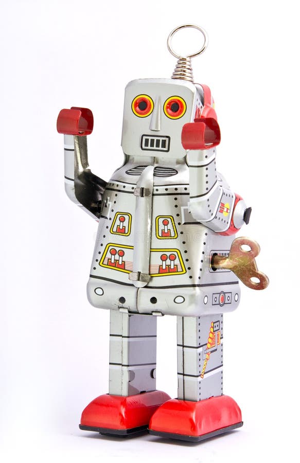 Toy Robot stock image. Image of object, cutout, automated - 5737963