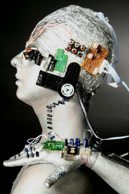 A robot stock photo. Image of smirk, colourful, parts - 5340520