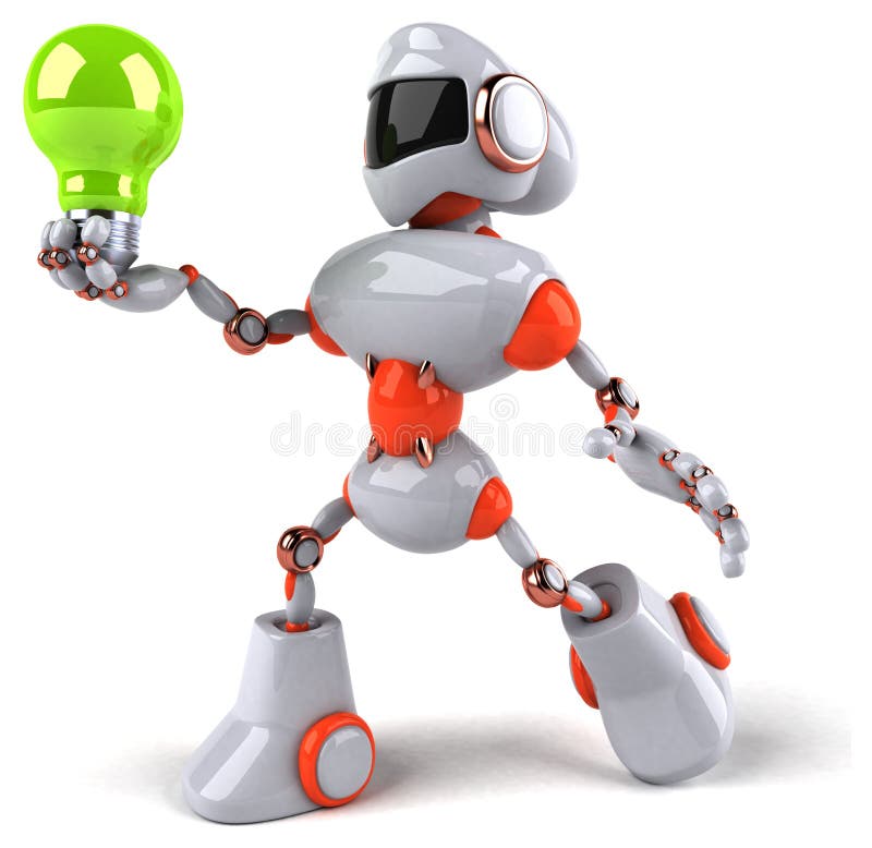 Robot stock illustration. Illustration of robotic, intelligence - 70883410
