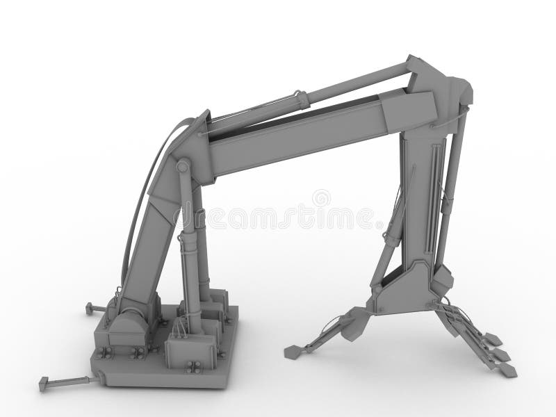 Robot stock illustration. Illustration of equipment, diesel - 8630174