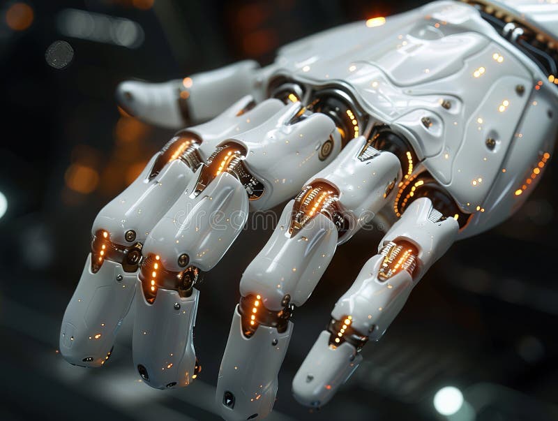 Robot Ai Hand Future Background Technology Artificial Arm Humanoid ...