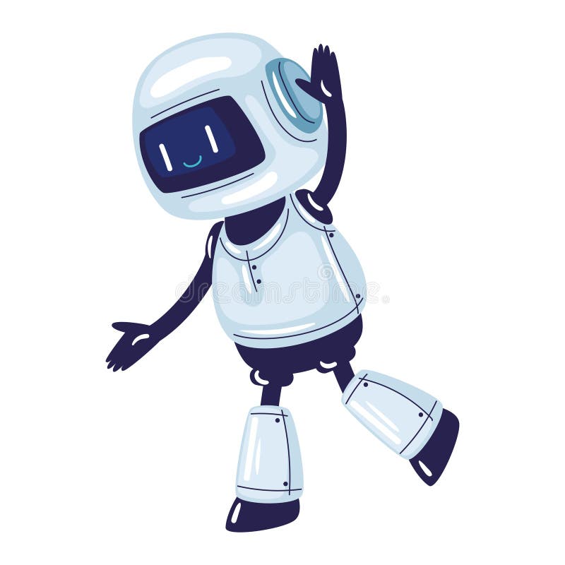 Robot Ai Technology Friendly Stock Vector - Illustration of business ...