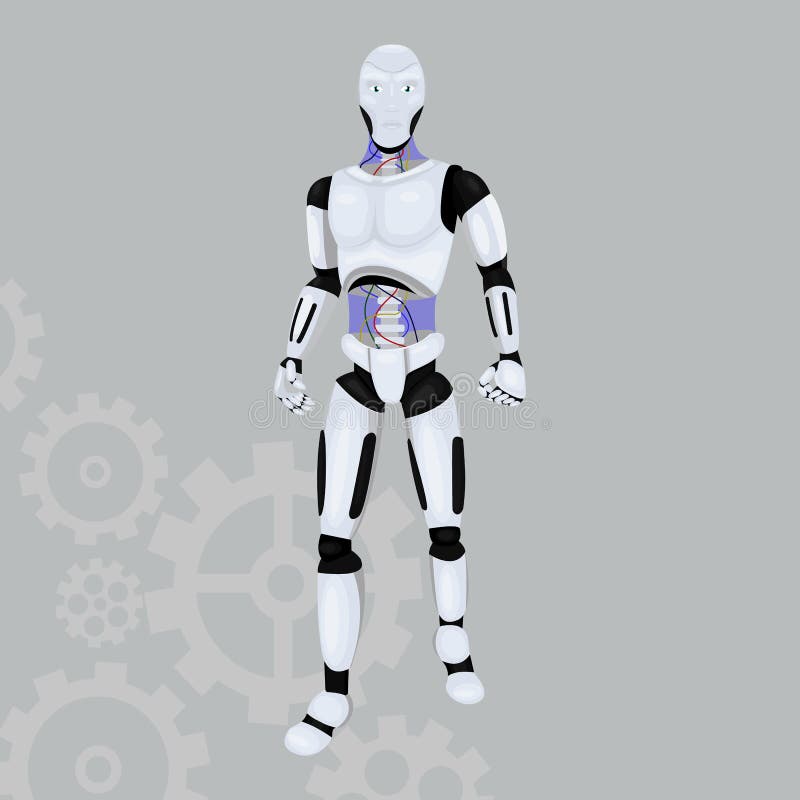 Robot thumb up stock illustration. Illustration of like - 140843859