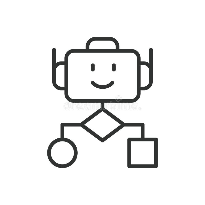 Robot Architectures, Icon in Line Design. Robot, Architecture, Design ...