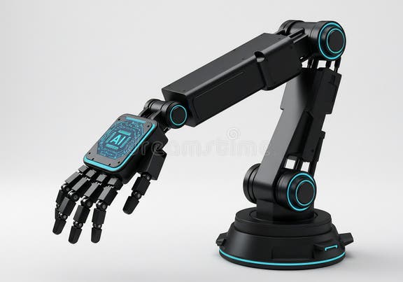 Robot Arm with Artificial Intelligence Display - Robotic Technology ...