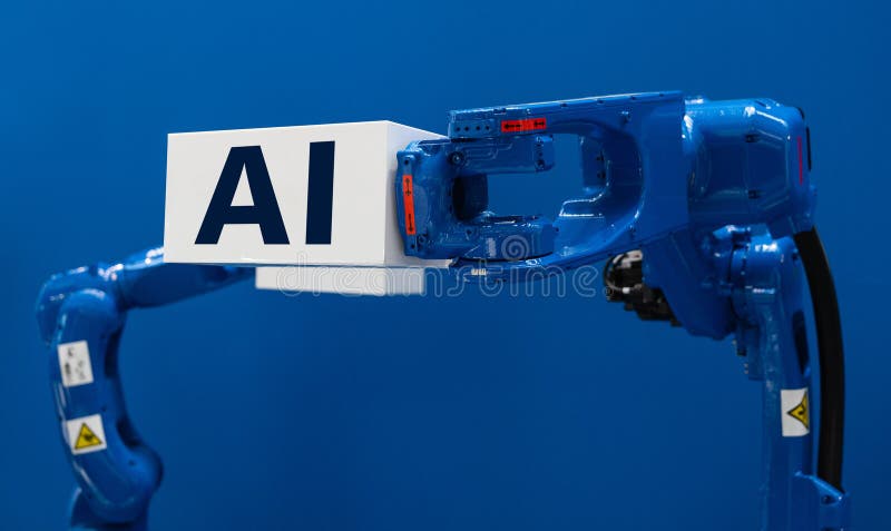 Robot Arm Box Text Robot Stock Photos - Free & Royalty-Free Stock ...