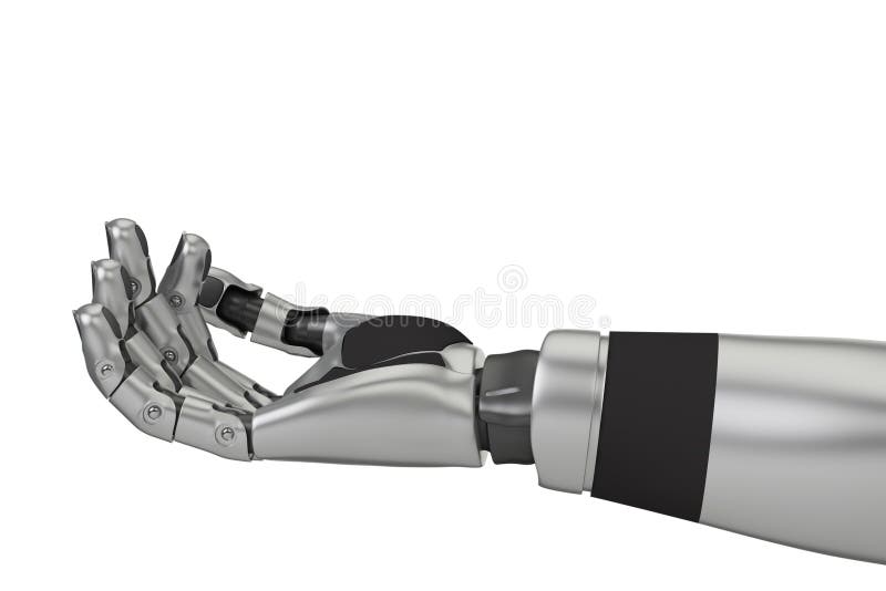 Robot Arm Pointing stock illustration. Illustration of electronic - 7426193