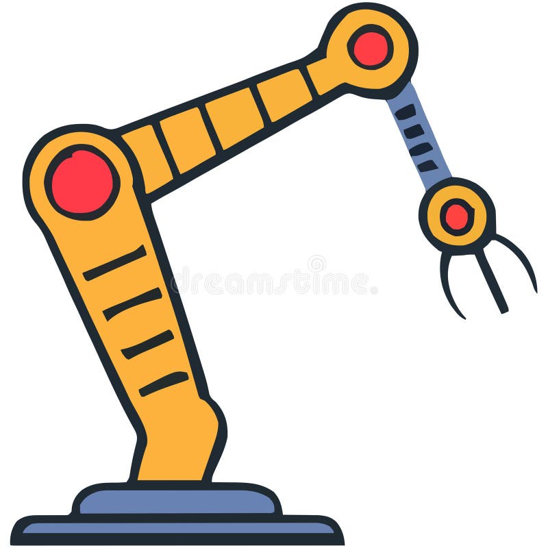 Robot Arm for Industrial Automation and Engineering Stock Image - Image ...
