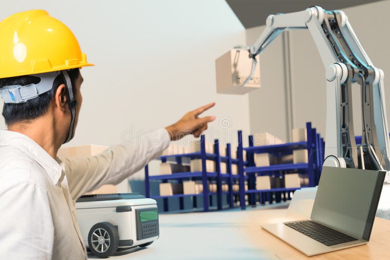 Robot Arm Object for Manufacturing Industry Technology Product Export ...