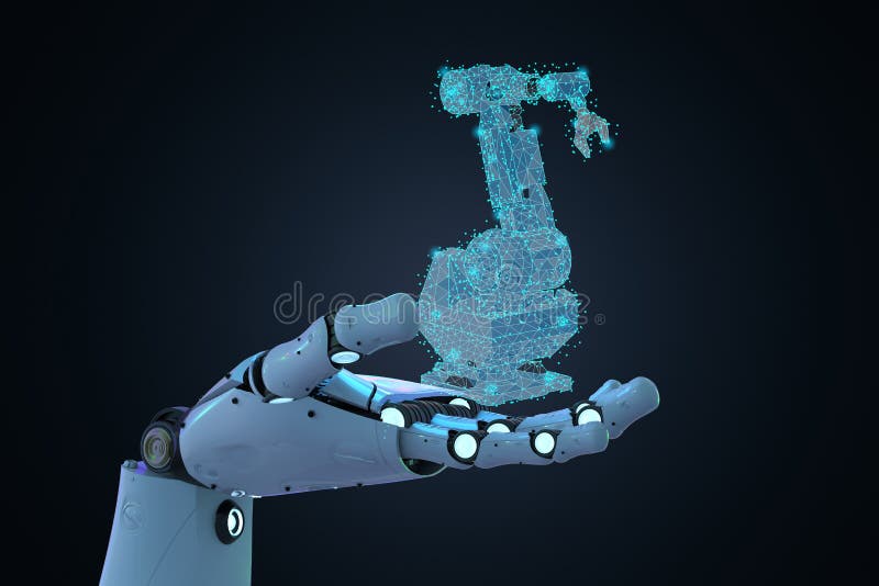 Robot Arm Wire Frame Stock Illustrations – 376 Robot Arm Wire Frame ...