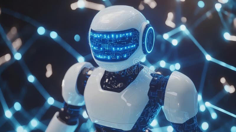 Concept Ai Technology Depicted Brain Glowing Circuit Board Stock Photos ...