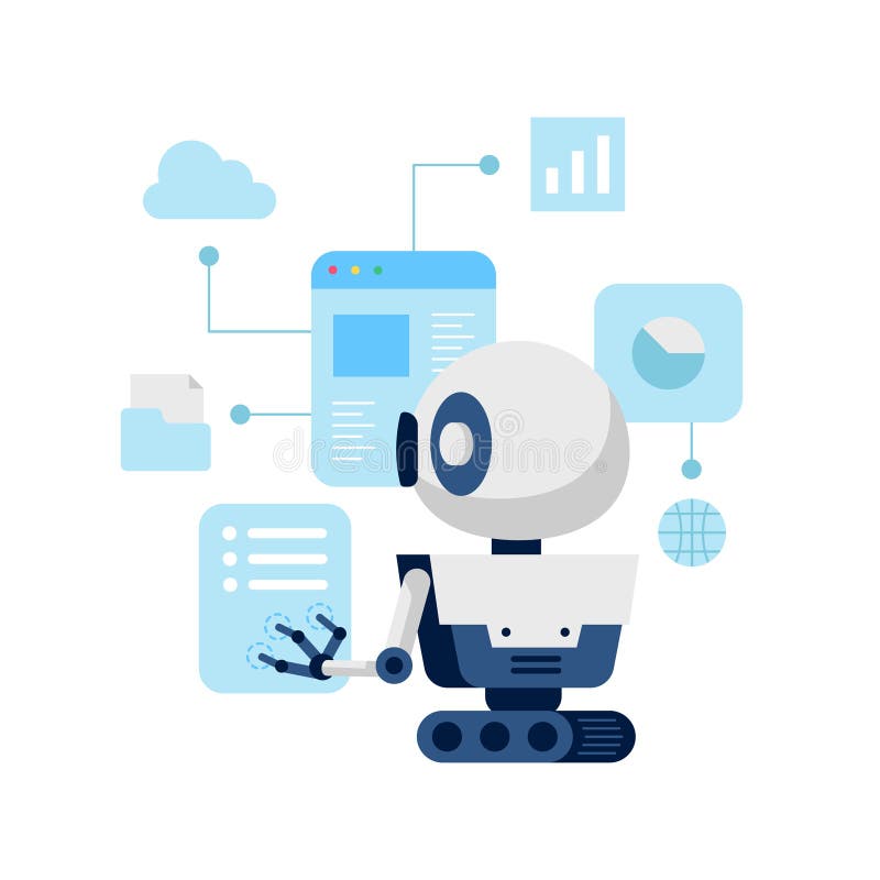 Robot Artificial Intelligence Doing Multiple Work Efficient Help Human ...