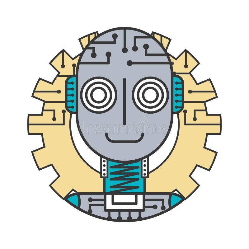 Robot Artificial Intelligence Futuristic Gear Mechanical Stock ...