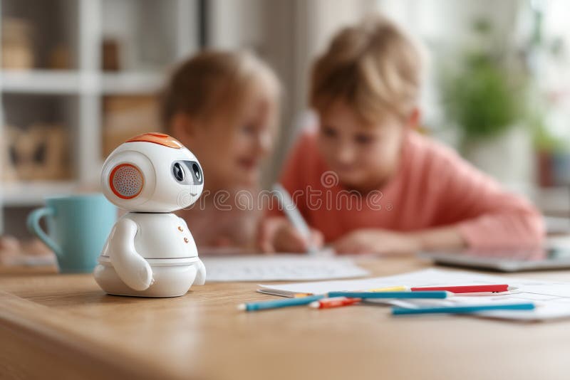 A Robot with Artificial Intelligence Helps Children Do Their Homework ...