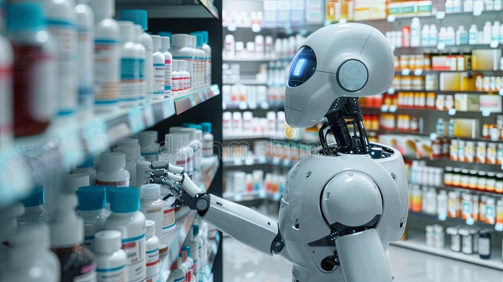 Robot Pharmacy Stock Illustrations – 1,180 Robot Pharmacy Stock ...