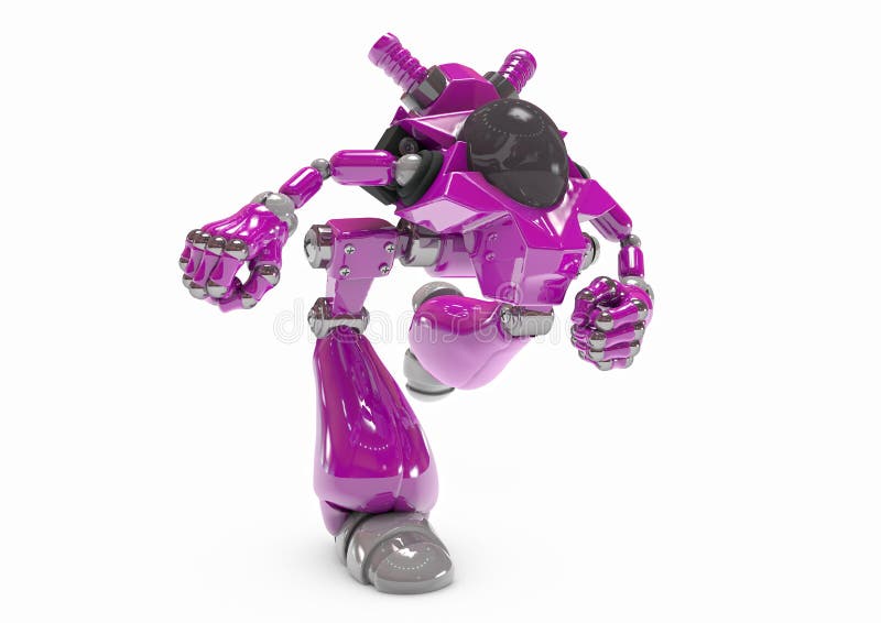 Robot Artificial Intelligence Virus Protection Stock Illustration ...