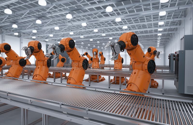 Assembly Line Artificial Intelligence Stock Illustrations – 2,187 ...