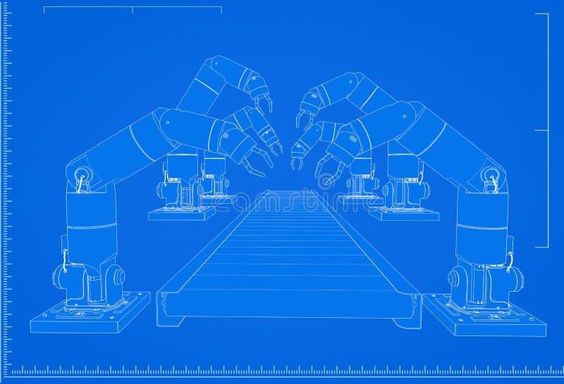 Conveyor Blueprint Stock Illustrations – 763 Conveyor Blueprint Stock ...