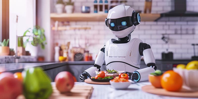 A Robot Assistant with Artificial Intelligence Cooks in the Kitchen ...