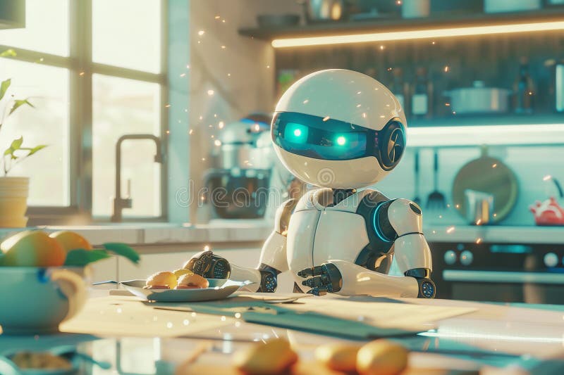 A Robot Assistant with Artificial Intelligence Cooks in the Kitchen ...