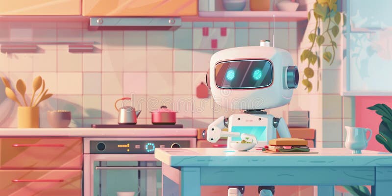 A Robot Assistant with Artificial Intelligence Cooks in the Kitchen ...