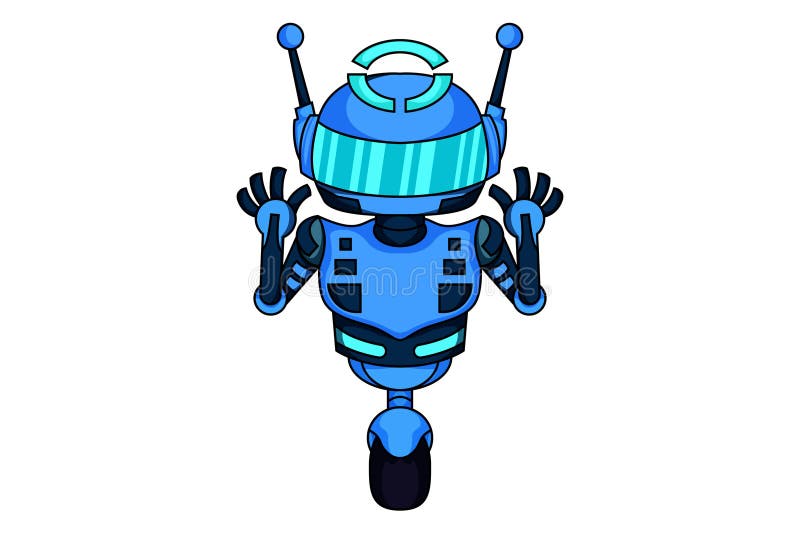 Robot Assistant Character Design Illustration Stock Vector ...