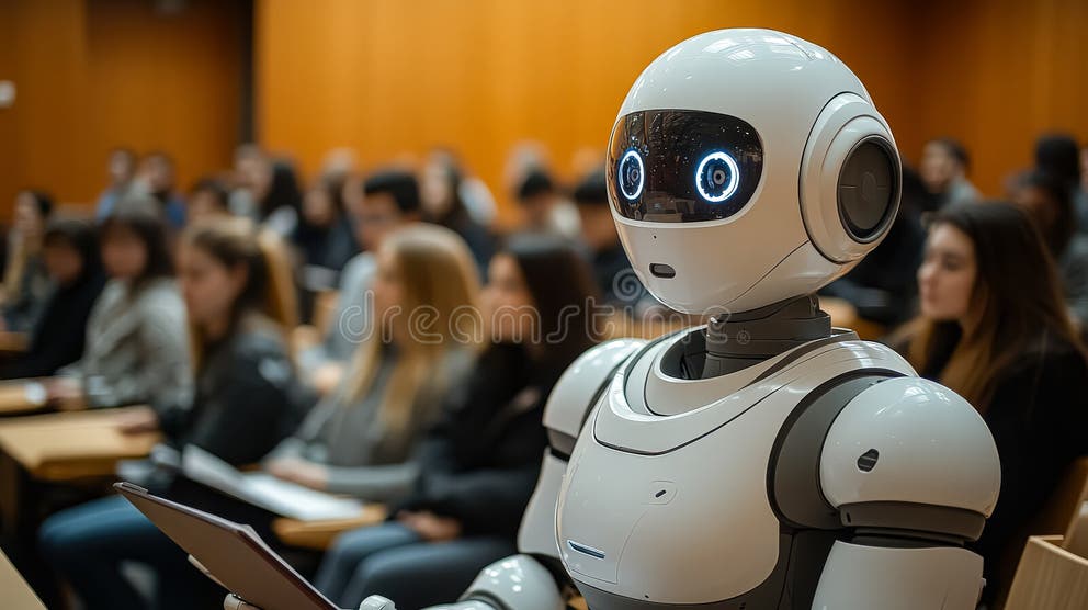 Robot Assistant Engaging with Audience in a Modern Classroom Setting ...