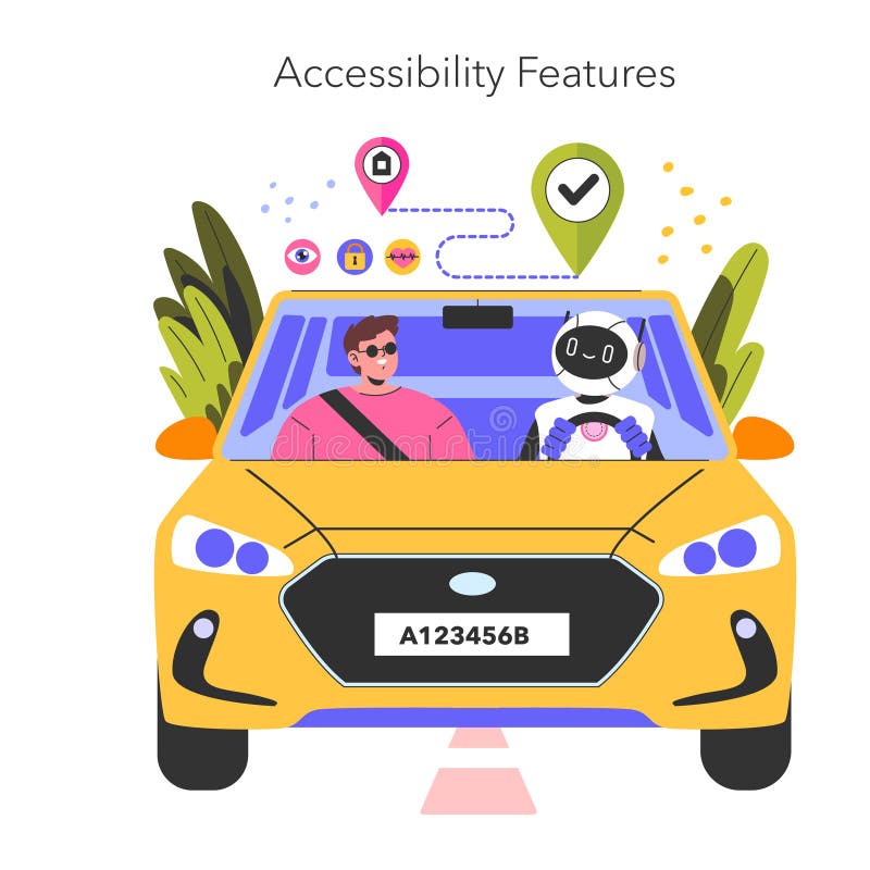 Robot Assistants. Flat Vector Illustration Stock Vector - Illustration ...