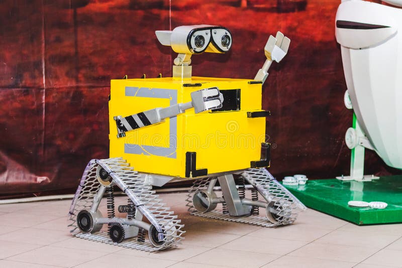 Robot ATV on the Insert of Modern Technology_ Stock Photo - Image of ...