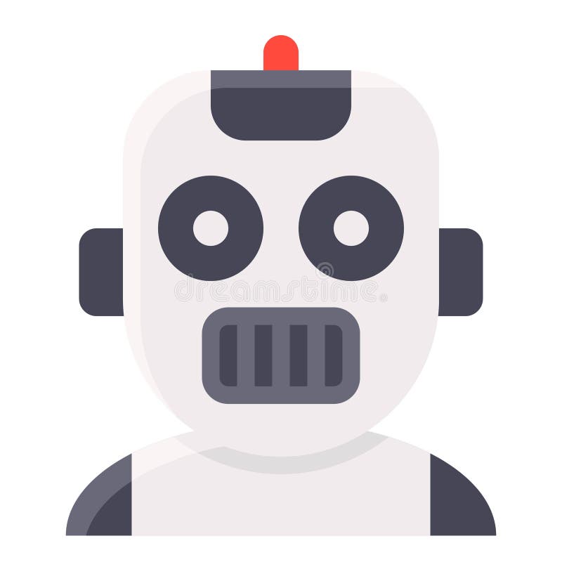 Robot Avatar, Halloween Costume Vector Icon Stock Vector - Illustration ...
