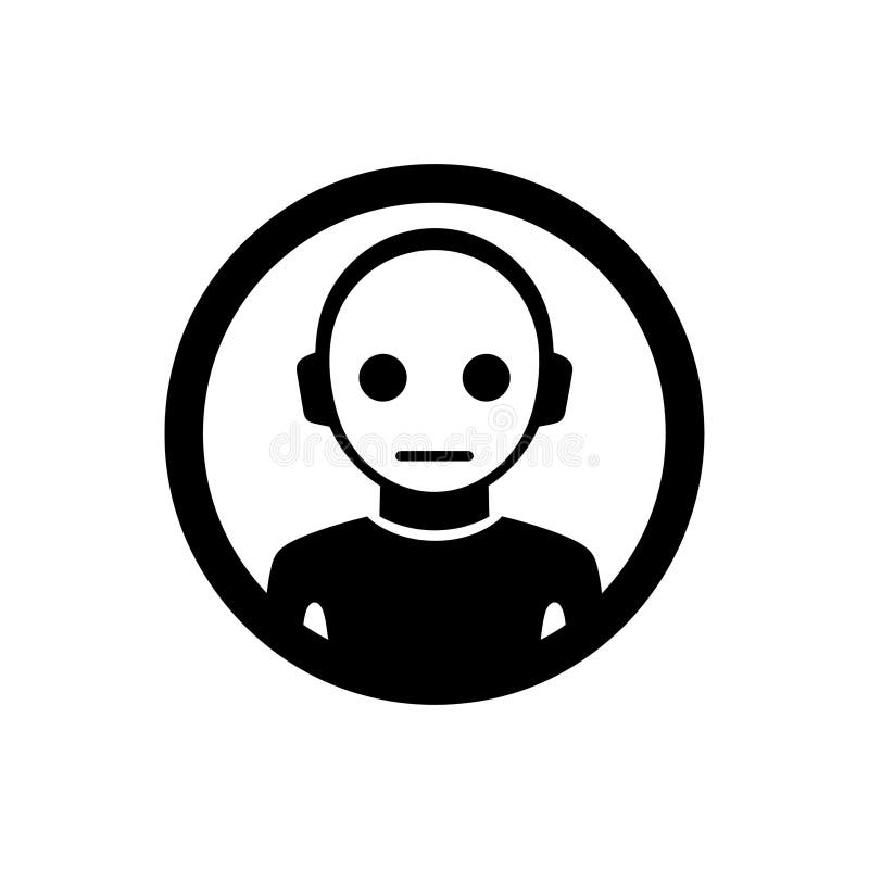 Robot avatar icon stock vector. Illustration of robotic - 303391097