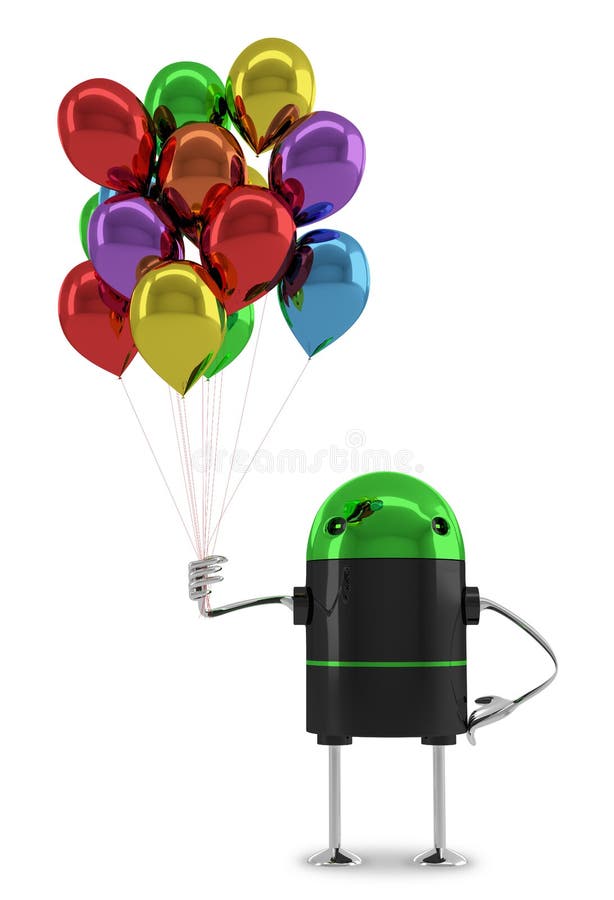 Balloons Robot Stock Illustrations – 300 Balloons Robot Stock ...