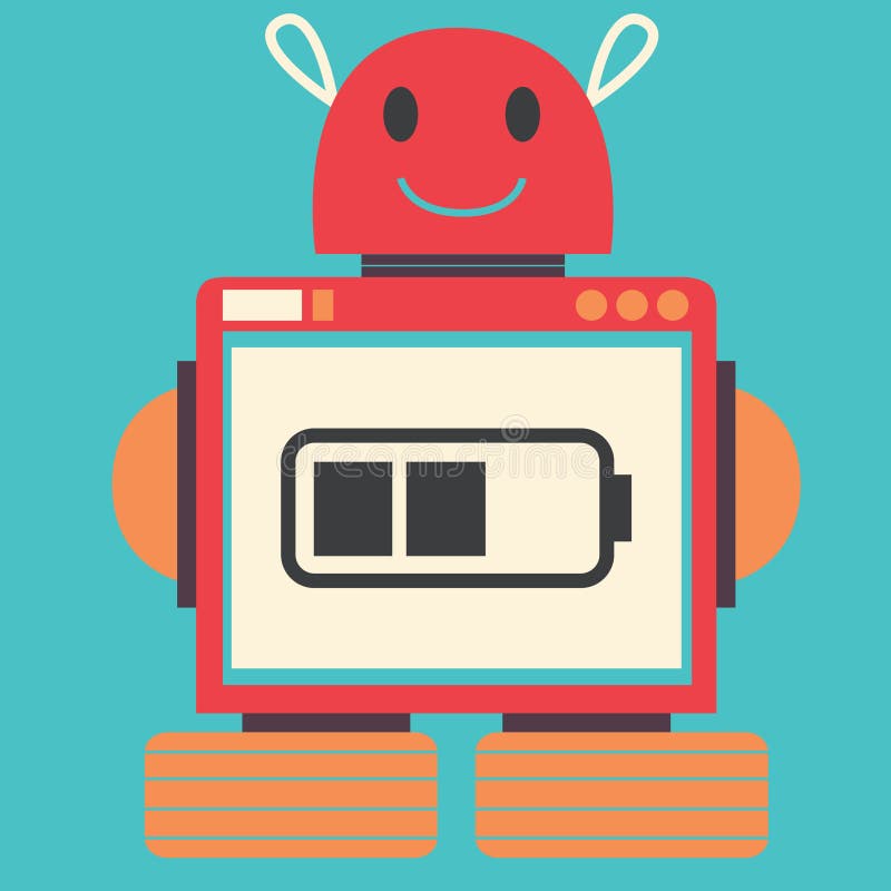 Battery Robot Stock Illustrations – 1,591 Battery Robot Stock ...
