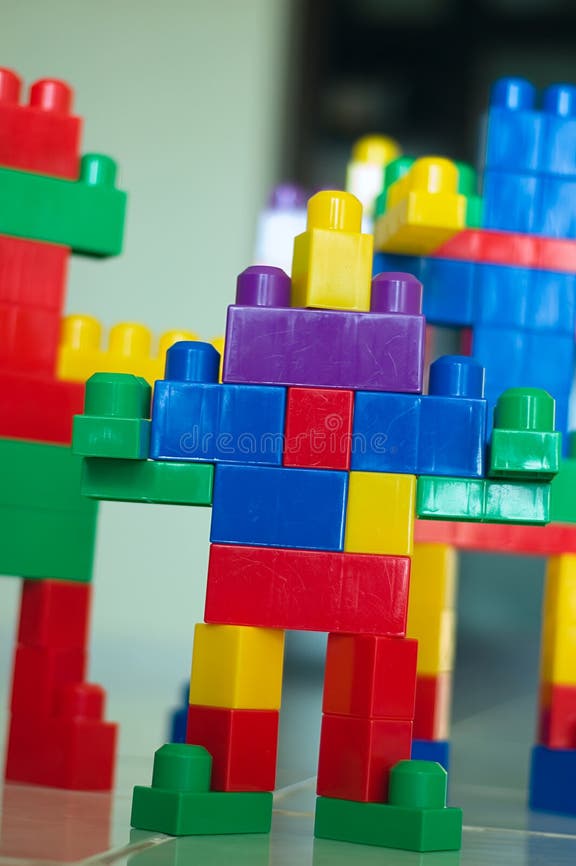 Robot Blocks 01 stock photo. Image of isolated, geometric - 334422