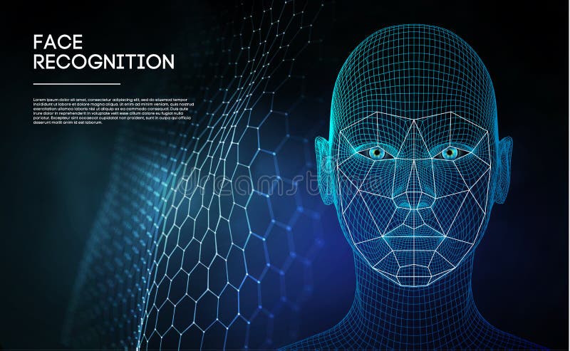 Robot Blue Eyes Android with Detailed Iris and Pupil. Facial ...