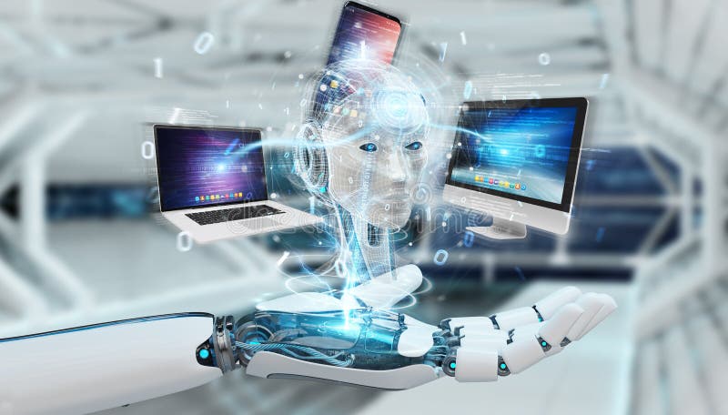 Robot Controlling Human S Brain. Artificial Intelligence Technology and ...