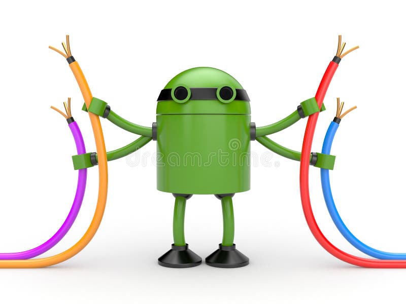 Robot Network Cable Stock Illustrations – 457 Robot Network Cable Stock ...